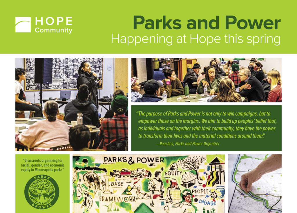 Parks and Power — Happening at Hope this Spring – Hope Community